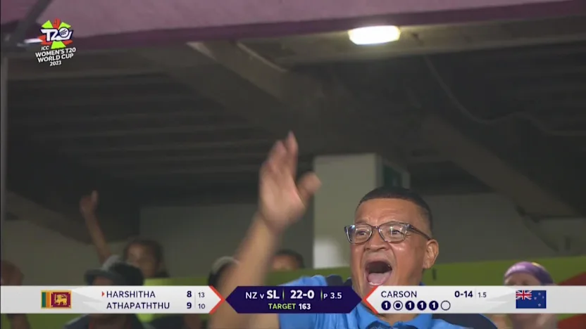 Harshitha Samarawickrama - Wicket - New Zealand vs Sri Lanka | ICC ...