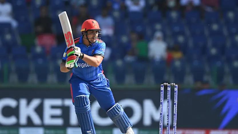 Zazai departs after a handy knock of 33 | ICC World Twenty20, 2021 | ICC