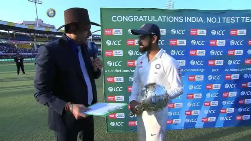ICC Test Championship mace presentation | ICC