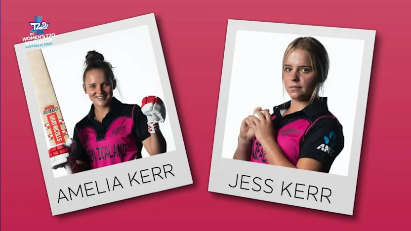 WT20WC: Perfect Pairs – Amelia and Jess Kerr | ICC Women's T20 World ...