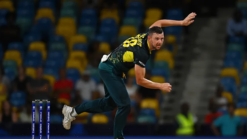 Josh Hazlewood reacts to the possibility of Australia knocking England ...