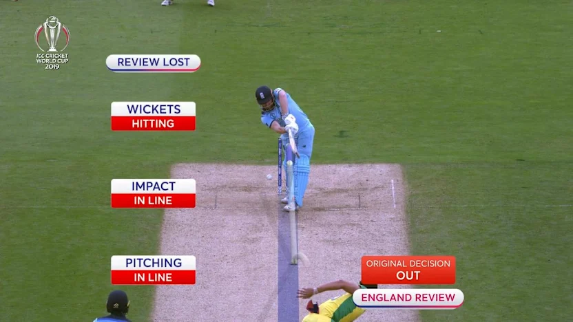 CWC19 SF: Review doesn't save Bairstow from LBW | ICC Cricket World Cup ...