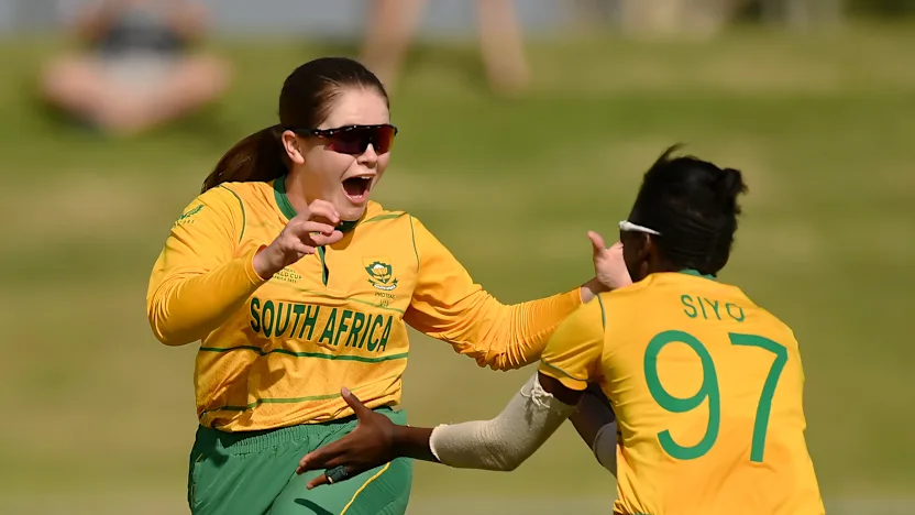South African spinner makes history with T20 World Cup hat-trick | ICC Women's Under-19 T20 ...