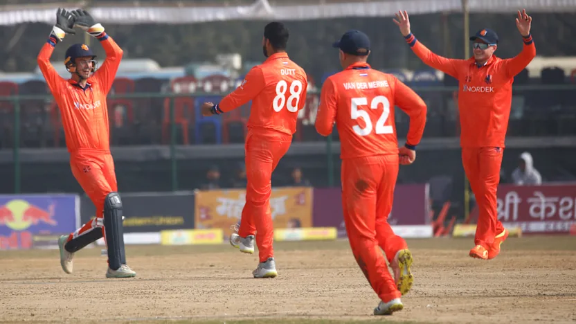 Dutchman Dutt breaks records as spinner knocks over Namibia in Nepal ...