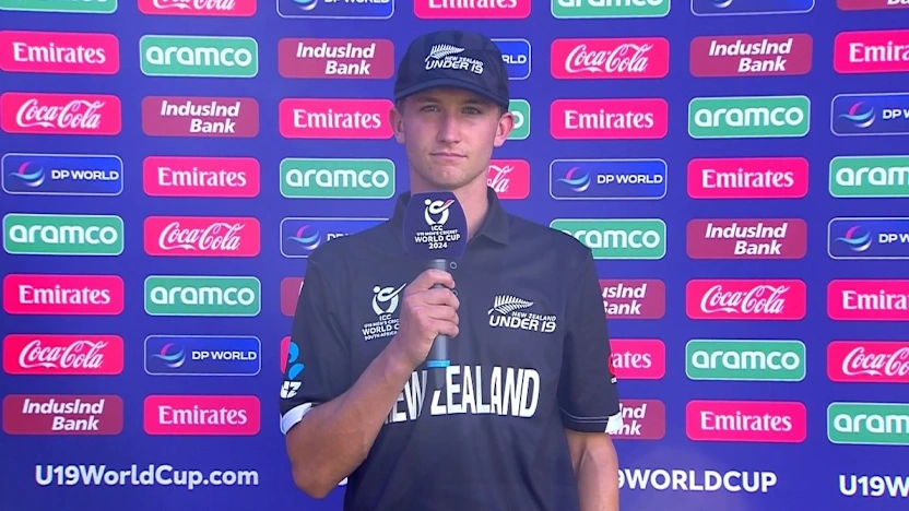 Mason Clarke (New Zealand player) post-match Press Conference - 30th ...