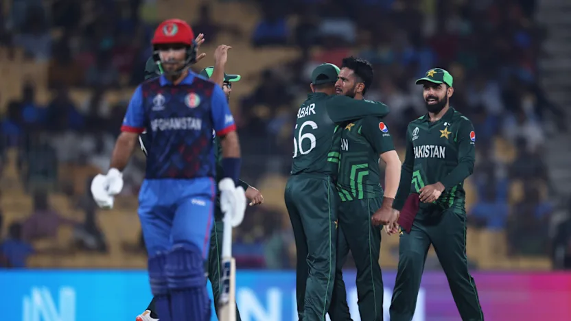 Hasan gets the dangerous Ibrahim to nick one behind the wicket | CWC23 ...