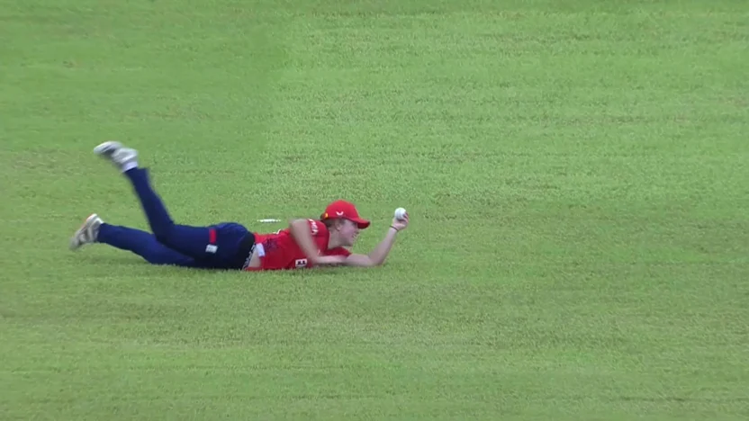 Kate Irwin with a Batting vs England Women Under-19 | ICC Women's Under ...