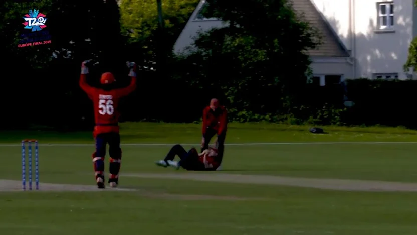 ICC Men's T20 World Cup Europe Final 2019, JSY v GER - Jersey catches ...