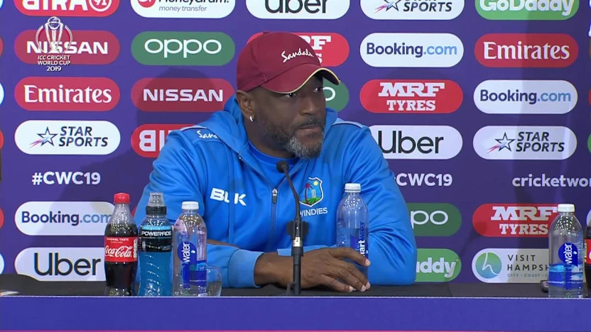 10 June - Southampton - West Indies head coach Floyd Reifer post-match ...