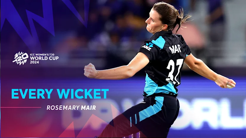 Every Rosemary Mair wicket | WT20WC 2024 | ICC Women's T20 World Cup ...