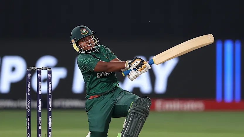 Six and out! Shathi Rani departs | WT20WC 2024 | ICC Women's T20 World ...