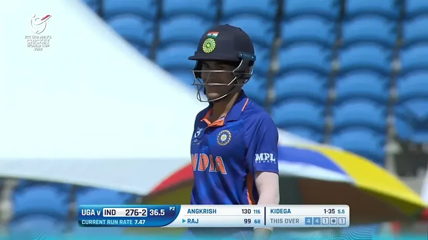 Stunning century for Bawa | IND v UGA | ICC U19 Men’s CWC 2022 | ICC