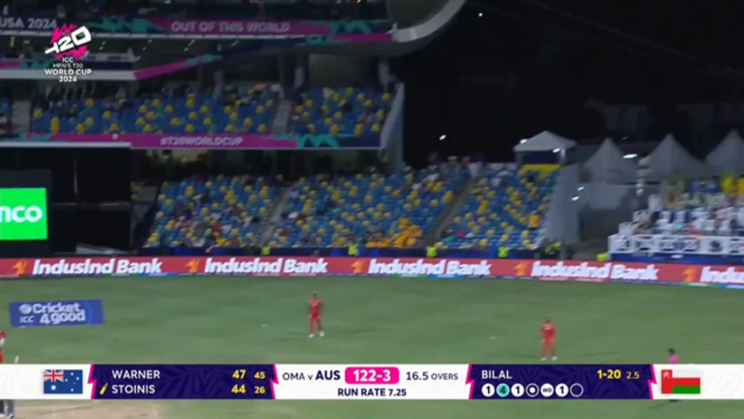 T20WC2024_Match 10_AUSvOMA_Stoinis_Batting + 50 | ICC