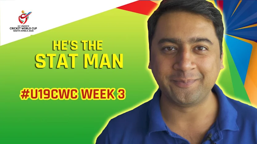 ICC U19 CWC: He's the Stats Man – the numbers behind the action from ...