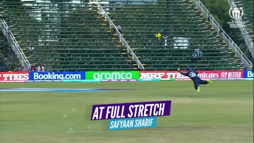 Nissan POTW: Safyaan Sharif at full stretch | ICC