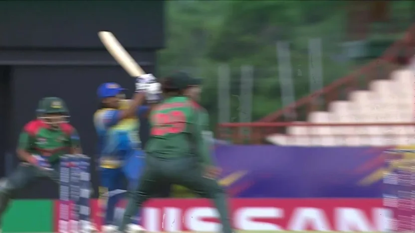 SL v BAN: Rumana Ahmed sends back Eshani Lokusooriyage | ICC Women's World Twenty20, 2018 | ICC