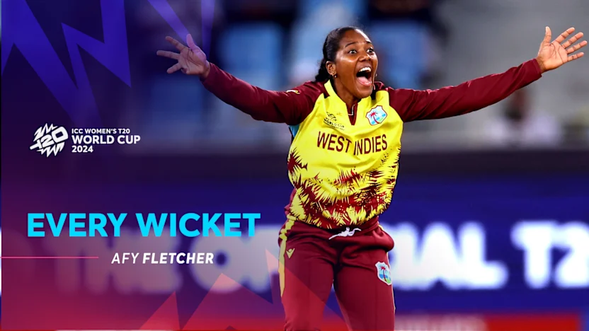 Every Afy Fletcher wicket | WT20WC 2024 | ICC Women's T20 World Cup ...
