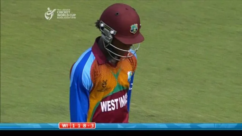 Carty Wicket – BAN v WI | ICC