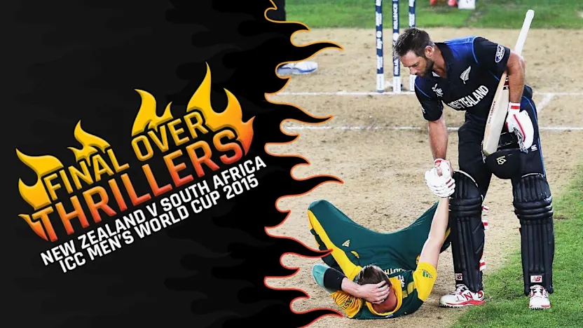 Final Over Thriller: New Zealand v South Africa | CWC 2015 | ICC ...