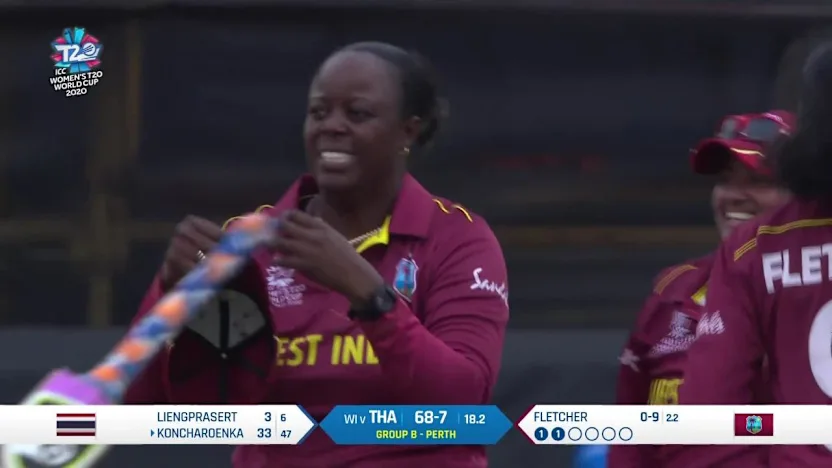 WT20WC: WI v Tha - Afy Fletcher strikes | ICC Women's T20 World Cup ...