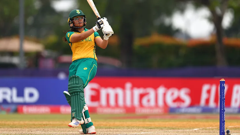 Jemma Botha smashes a sublime six | U19WC2025 | ICC Women's Under-19 ...