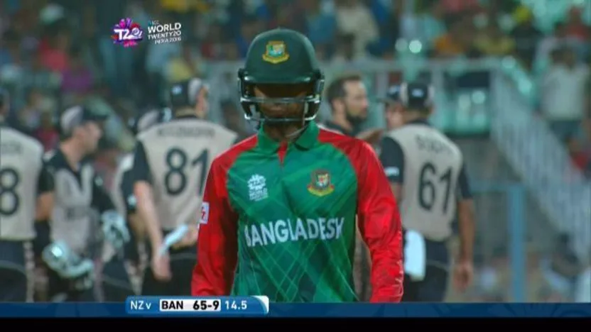 Mustafizur Rahman Wicket Fall BAN V NZ Video ICC WT20 2016 | ICC