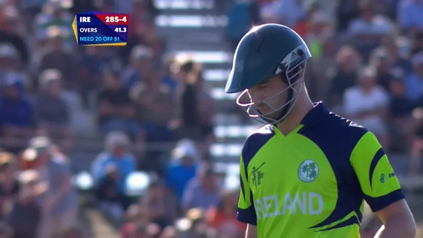 Balbirnie wicket – IRE vs WI | ICC Cricket World Cup, 2015 | ICC