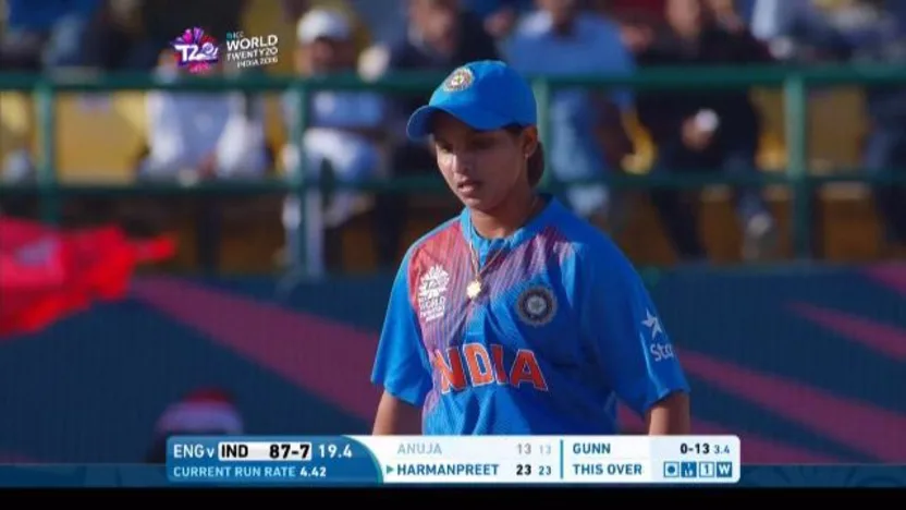 Anuja Patil Wicket Fall ENG V IND Video ICC Womens WT20 2016 | ICC