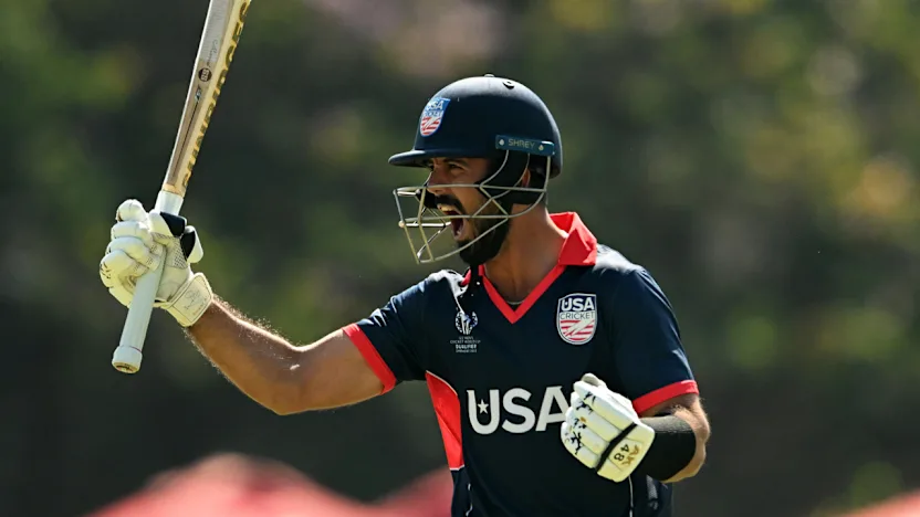 USA batter Shayan Jahangir smashes maiden ODI ton against Nepal | CWC23 ...