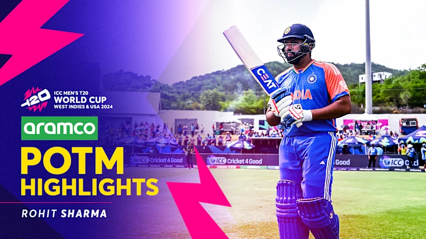The Rohit Sharma show | POTM Highlights | AUS v IND | T20WC 2024 | ICC Men's T20 World Cup, 2024 ...