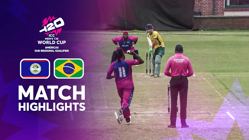 Belize v Brazil | Match Highlights | T20 WC Sub Regional Americas ...