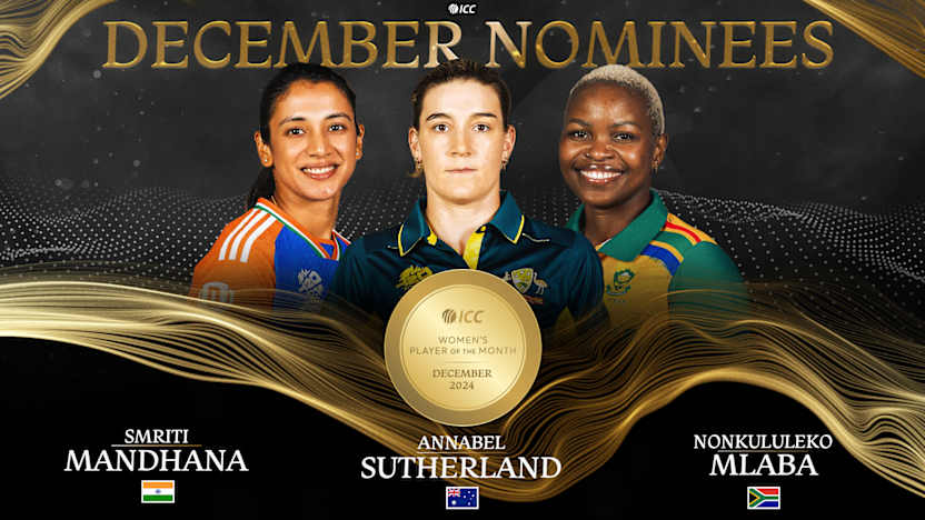 ICC reveals Player of the Month contenders for November
