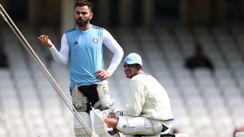 The king and the prince: Kohli reveals role in Gill's emergence