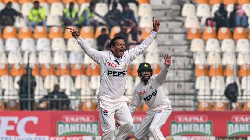 Pakistan spinner goes into the record books with hat-trick against West ...