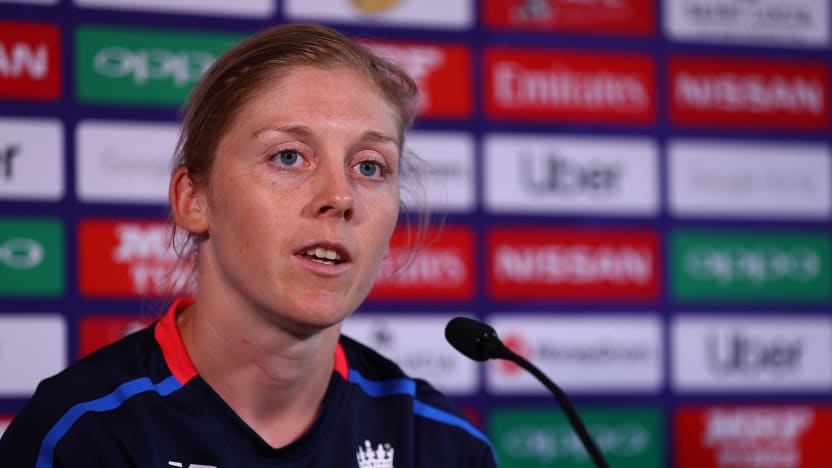 10 November - St Lucia - England captain Heather Knight post-match ...