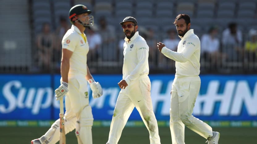 India fight back after Australia start well