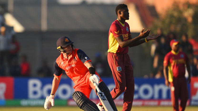 Netherlands and West Indies tie before Super Over fireworks; Williams ...