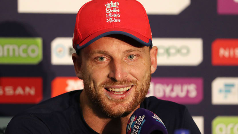 Jos Buttler (England, Captain) Semi-Final 2 Pre-Match Media Conference ...