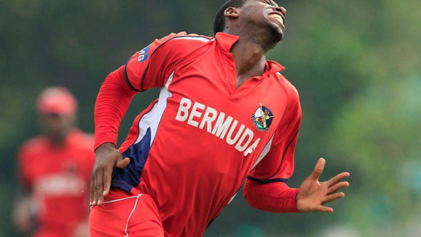 Allan Douglas II of Bermuda reported for suspected illegal bowling action