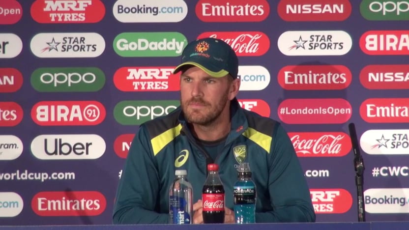 28 June - Lord's - Australia captain Aaron Finch pre-match press conference