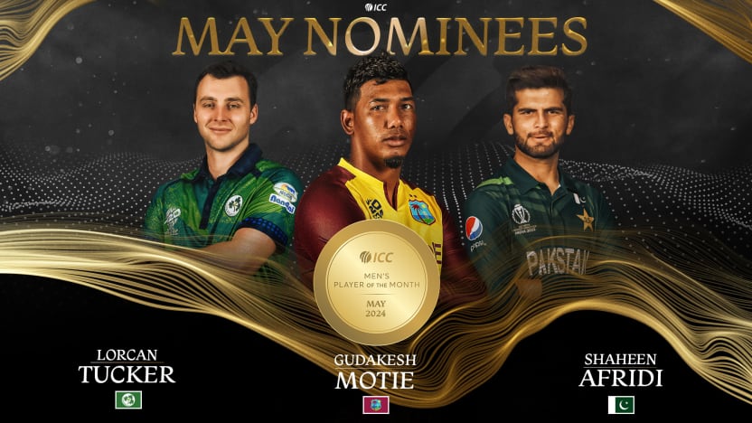 ICC reveals Player of the Month nominees for May