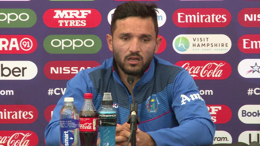 21 June - Southampton - Afghanistan captain Gulbadin Naib pre-match ...