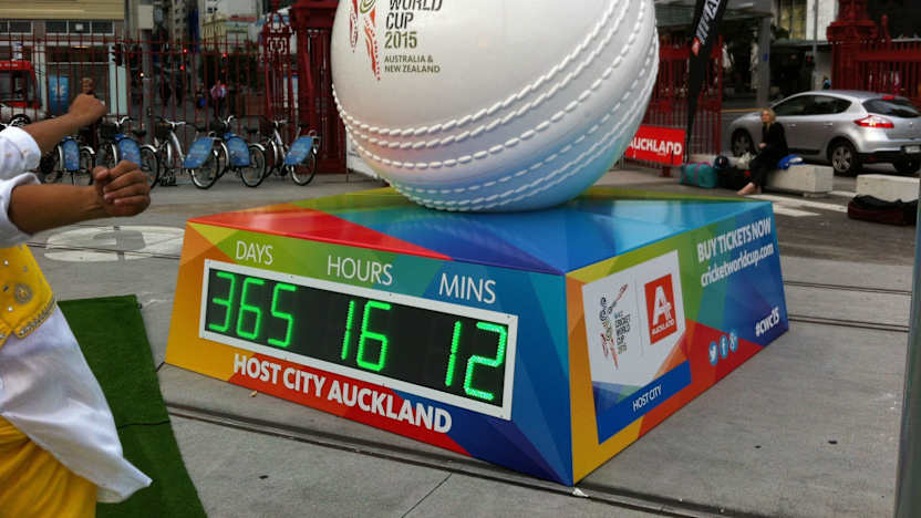New Zealand unveils seven Host City countdown clocks
