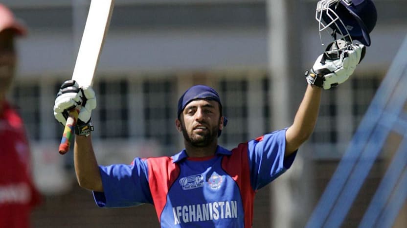 Afghan star delighted by century