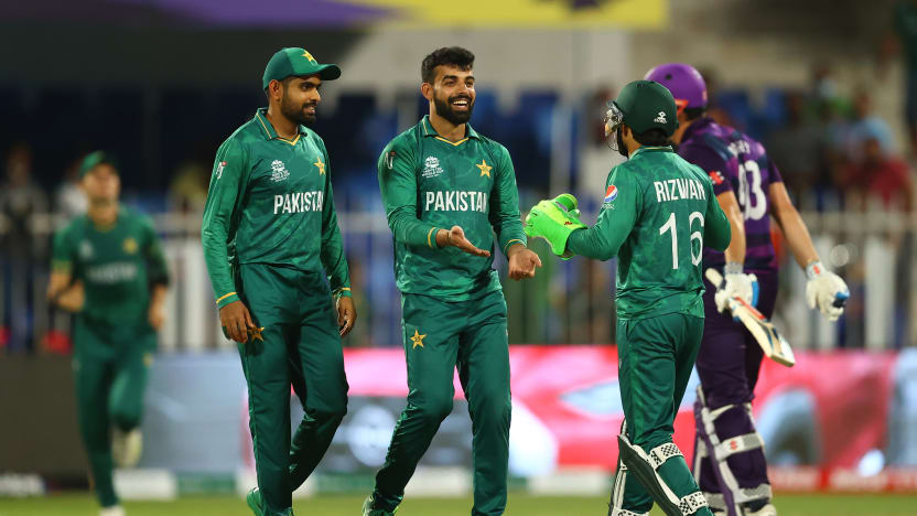 Pakistan crush Scotland in fifth straight win to set up Australia semi ...