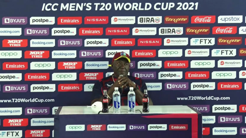 25 October - Abu Dhabi - West Indies Coach Roddy Estwick pre-match ...