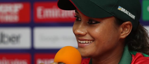 9 November - Guyana - Bangladesh player Jahanara Alam post-match press ...