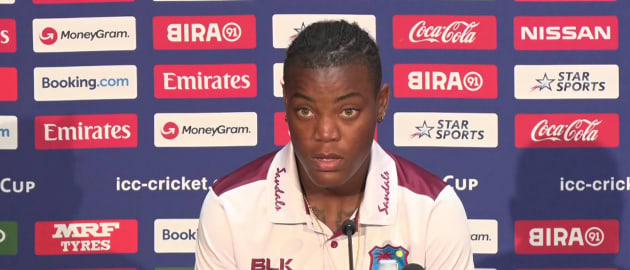 26 February - Canberra - West Indies player Chinelle Henry post-match ... 26 February - Canberra - West Indies player Chinelle Henry post-match ...