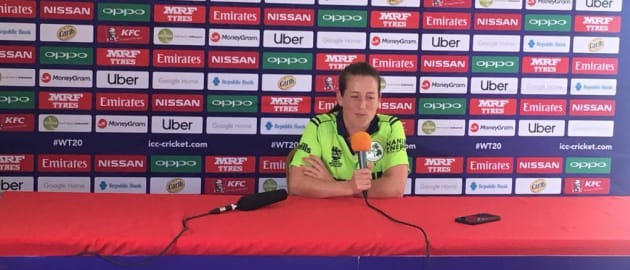 15 November - Guyana - Ireland player Isobel Joyce post-match press ...