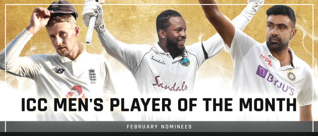 ICC Player of the Month nominations for February announced